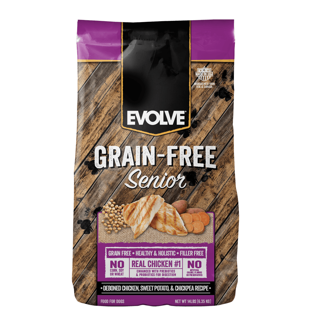 EVOLVE DOG GRAIN FREE SENIOR CHICKEN (POLLO) - animalsveterinaria