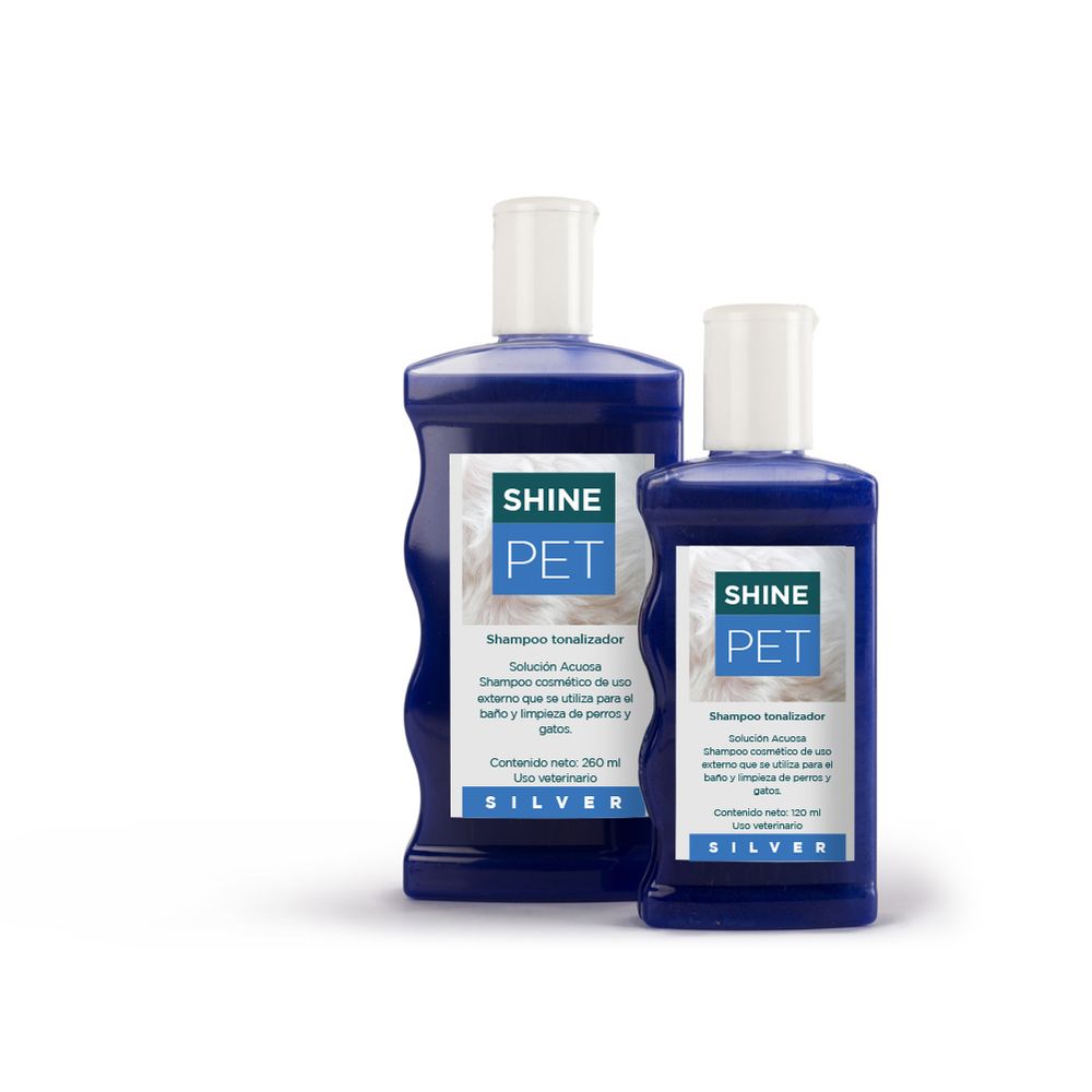 SHINEPET SHAMPOO SILVER SHINEPET - animalsveterinaria