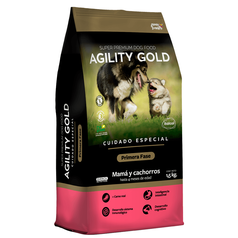 ALIMENTO PARA PERRO CACHORRO AGILITY GOLD PRIMERA FASE - animalsveterinaria