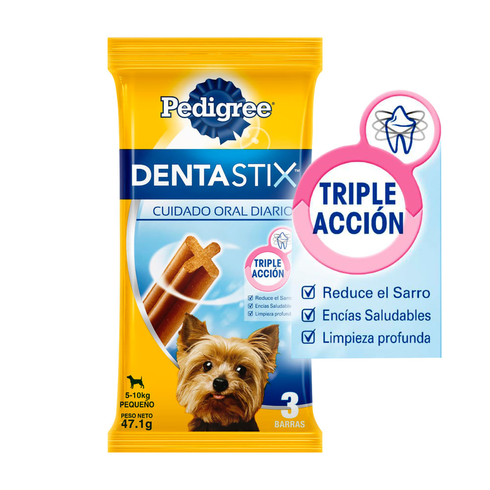 Pedigree Dentastix Snack Cuidado Oral Para Perro Raza Pequeña 3 Barras ...